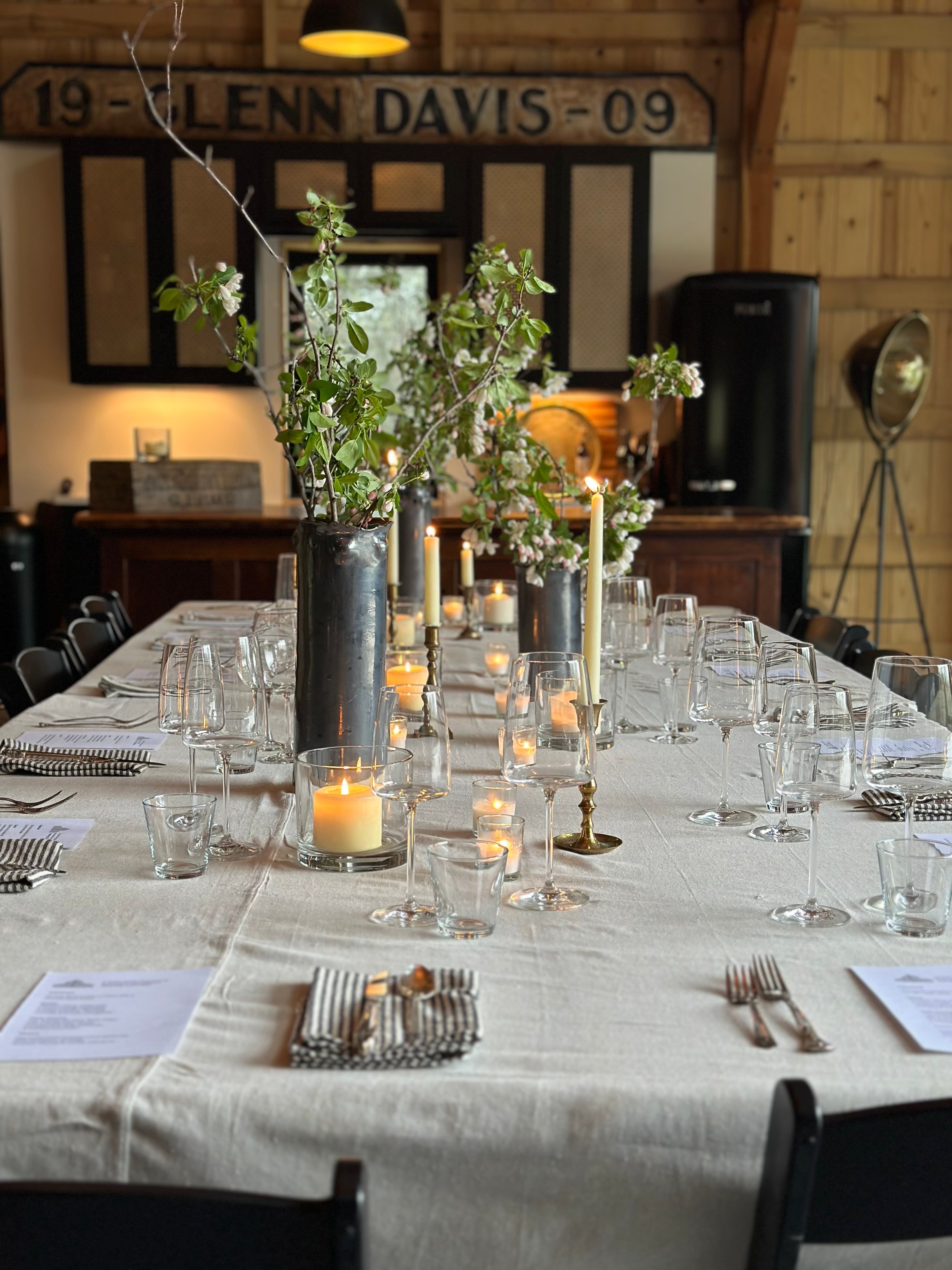 long table dinners – A Backwoods Farm